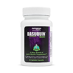 Nutramax Dasuquin Joint Health Supplement for Cats - With Glucosamine, Chondroitin, ASU, Boswellia Serrata Extract, and Green Tea Extract, 84 Capsules