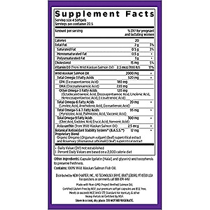 New Chapter Prenatal DHA - Wholemega for Moms Fish Oil Supplement with Omega-3 + Vitamin D3 for Prenatal & Postnatal Support - 90 ct softgels 500mg