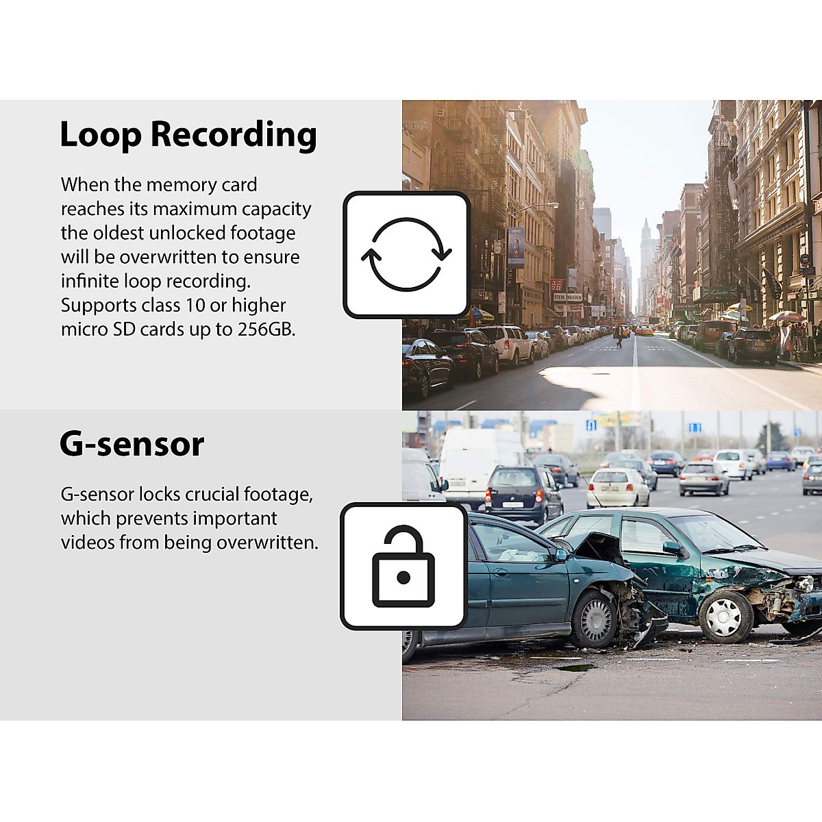 Rexing V1P Pro Dual 1080p Full HD Front and Rear 170° Wide Angle Wi-Fi Car Dash Cam with Built-in GPS Logger, Supercapacitor, 2.4" LCD Screen, G-Sensor, Loop Recording, Mobile App, Parking Monitor