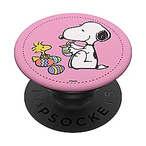Peanuts Snoopy and Woodstock Easter Eggs PopSockets Swappable PopGrip