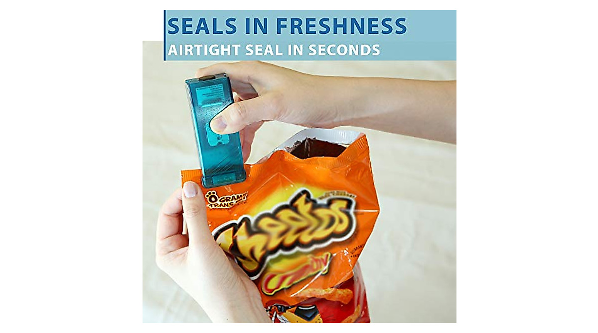 iTouchless Handheld Heat Bag Sealer 2-Pack for Fresh Food Storage