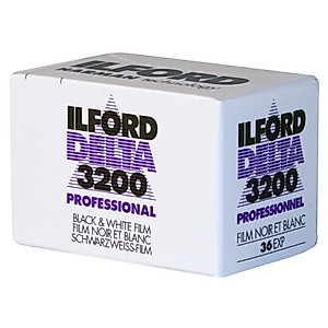 Ilford 1887710 DELTA 3200 Professional, Black and White Print Film, 135 (35 mm), ISO 3200, 36 Exposures