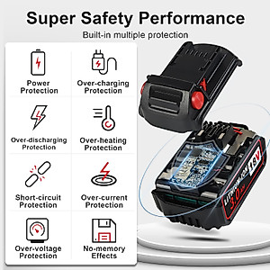 TeenPower 3.0Ah Replacement for Milwaukee M-18 Battery High Capacity and Long-Lasting Power 18V Battery