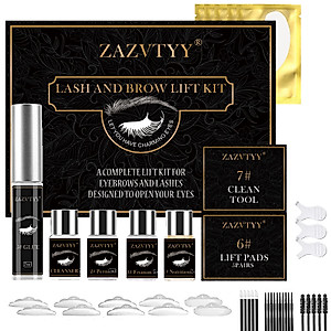 Brow Lamination Kit,Lash Lift and Eyebrow Lamination Kit,Professional Brow & Lash Perm Kit,Fuller & Thicker Brows Long-lasting for 6-8 Weeks,Instant Lifting and Curling,Suitable for Salon & Home Use