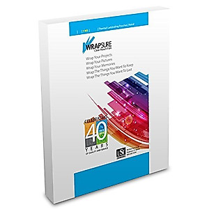 USI WrapSure Thermal (Hot) Laminating Pouches/Sheets, Letter Size, 7 Mil, 9 x 11 1/2 Inches, Clear Gloss, 100-Pack