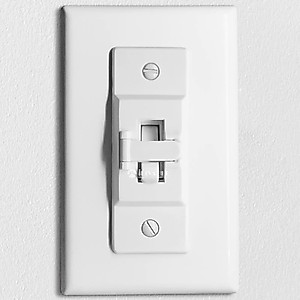 Light Switch Guard, ILIVABLE Optional Wall Plate Cover Switch ON or Off Protects Your Lights or Circuits from Being Accidentally Turned On or Off (Not Child Proof)