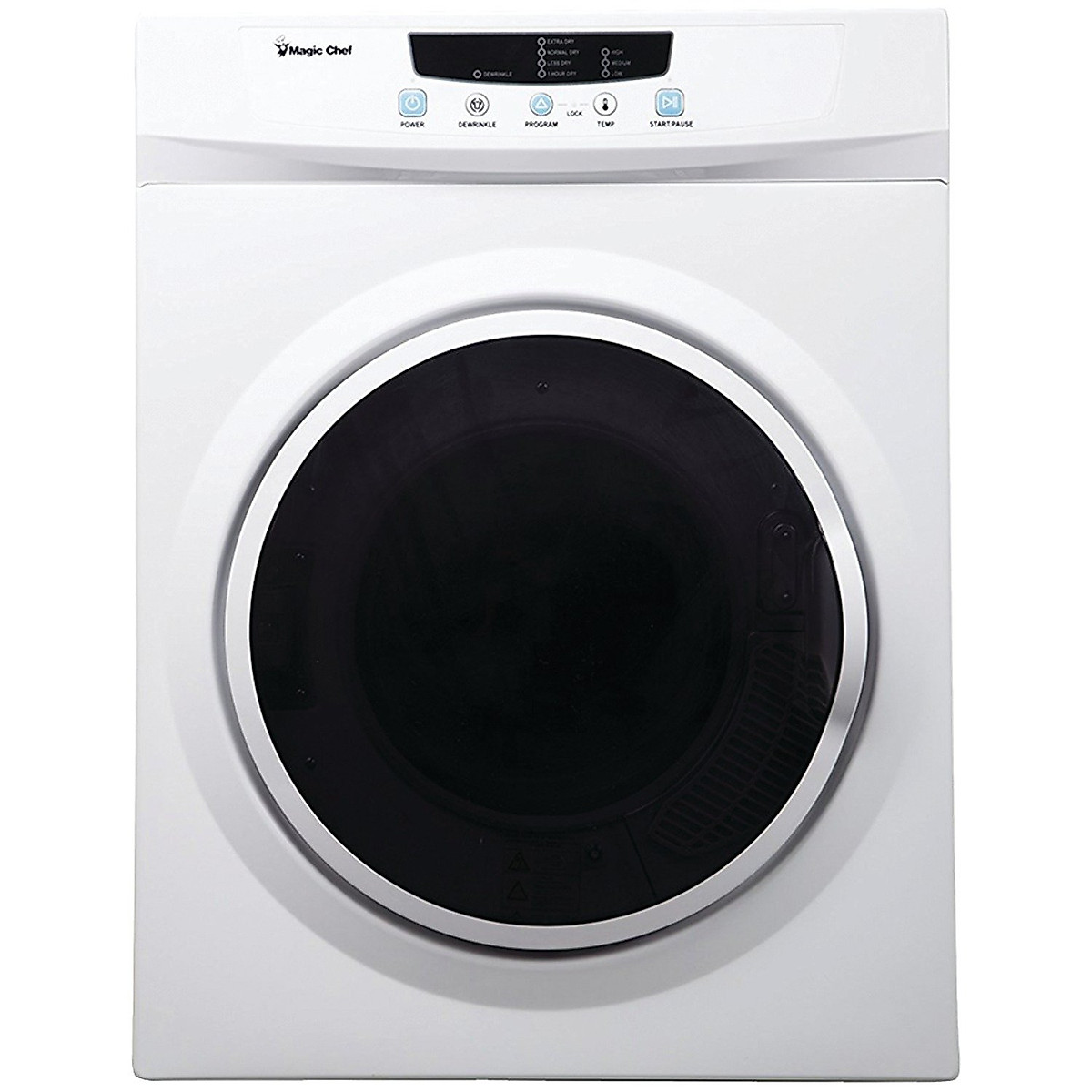 Magic Chef MCSDRY35W 3.5 cu ft Compact Electric Dryer, White