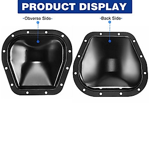 Rear Differential Cover and Gasket Set Replacement for Ford F-150 Expedition Lobo E-150 Econoline Transit Lincoln Blackwood Navigator Mark LT