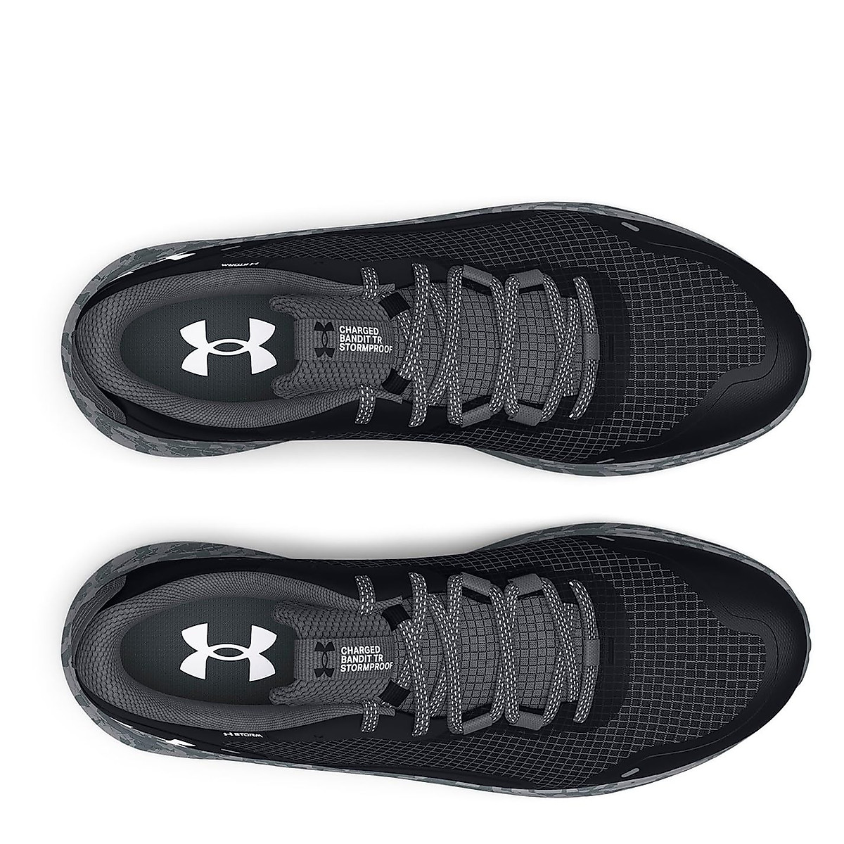 Under Armour Men's Charged Bandit 2 SP, Black/White, 13 Medium US