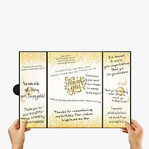 Sutjxc Thank You Party Guest Book Alternative Signature Certificate,Signature Thank You Sign,Retirement Office Party Decor, Thanks to Staff Teachers Professors Doctor Nurses Party Decorations