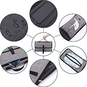 Portable Changing Pad - Baby Travel Changing Pad for Easy Travel - Travel Diaper Changing Pad - On The Go Diaper Pad Changing Mat - Foldable Changing Pad for Moms and Dads - Diaper Pad Changing Mat