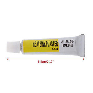Sara-u 2Pcs Heatsink Plaster Thermal Silicone Adhesive Cooling Paste Strong Adhesive Compound Glue for GPU Chip Radiator Cooling
