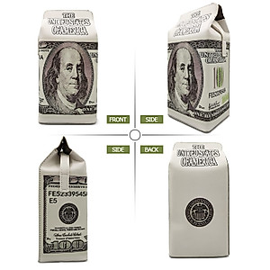 Aovtero Dollar Bill Box Bag Crossbody Purse for Women Girl Shoulder Bags Pu Leather (Green)