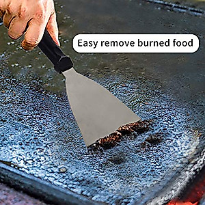 Heavy Duty Flat Top Griddle Cleaning Kit 9 Piece, Grill Cleaning Kit Griddle Accessories Cleaner Tools