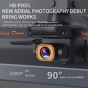 Drones with Camera for Adults, Mini Drone with Dual 1080p Hd WiFi FPV Camera Remote Control Toys with Altitude Hold, Headless Mode, One Key Start Speed Adjustment, Trajectory Flight