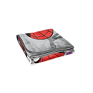 Spidey & His Amazing Friends Plush Throw Blanket - Measures 50 x 60 Inches - Kids Super Soft Fleece Bedding Features Ghost Spider Gwen & Miles Morales