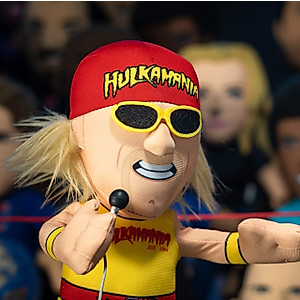 Bleacher Creatures WWE Hulk Hogan 10" Plush Figure - A Wrestling Superstar for Play or Display