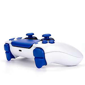 Z&Hveez Replacement Buttons Kit for PS5 Controller, D-pad & Action Buttons & L1 R1 L2 R2 Triggers & Faceplate Cover, Full Set Buttons with Repair Tools For DualSense Controller (Blue)
