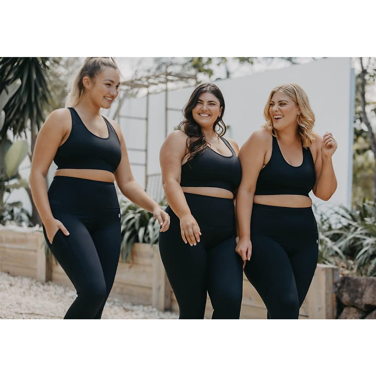 Hi Clasmix Plus Size Leggings for Women with Pockets 1X-4X-High Waisted Tummy Control Non See Through Super Soft Black Leggings Yoga Pants(2 Pack Black Pockets,XX-Large)