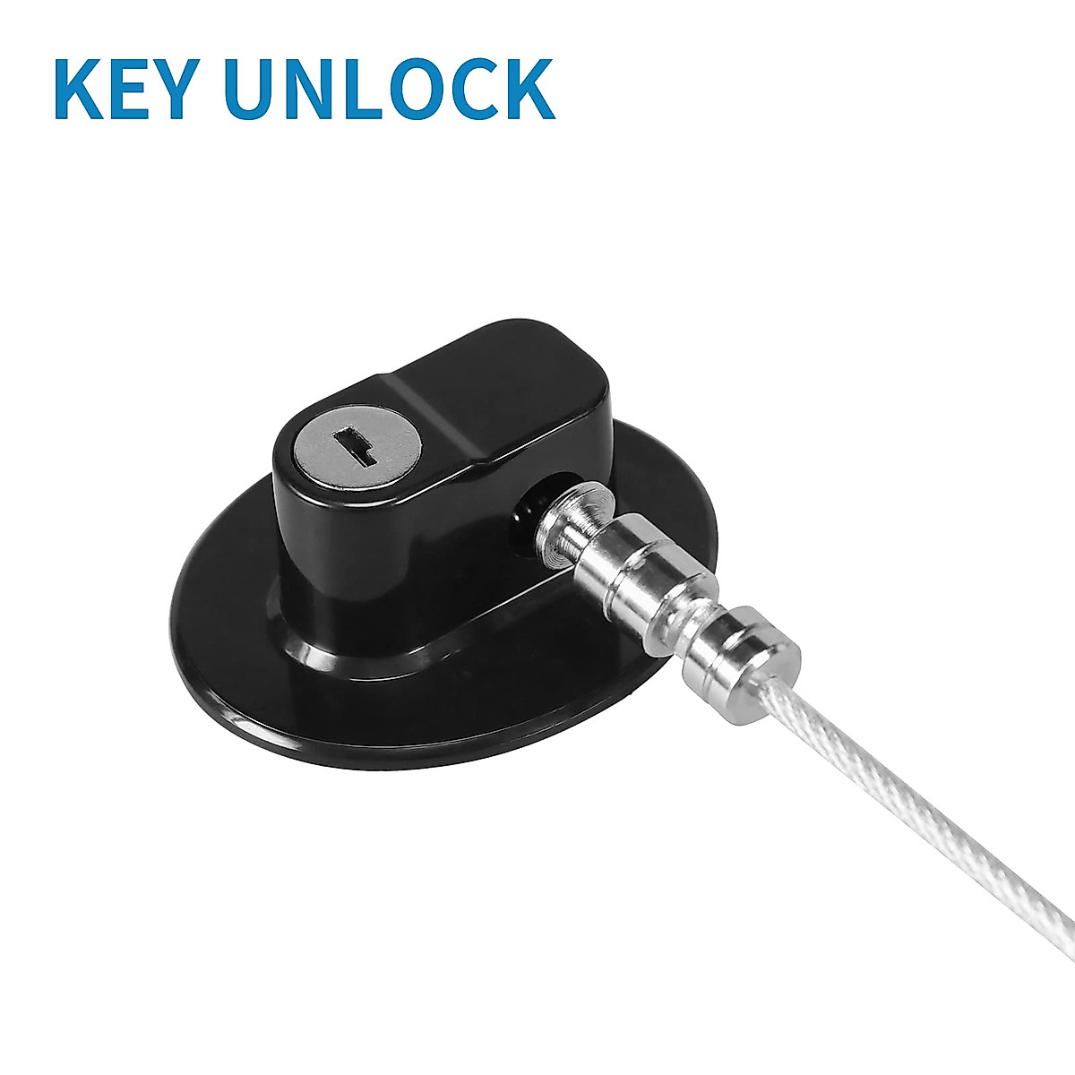 UD Refrigerator Door Locks, Child Safety Lock with Key Suitable Drawer, Washing Machine, Toilet, Window, Cabinet and Other furnitureEach Set Comes with Two Keys, 2pcs(YX3AQS-004-Black-02)