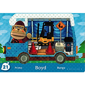 Nintendo New Leaf Animal Crossing Welcome Amiibo Card Boyd 21/50 USA Version