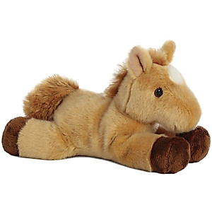 Aurora® Adorable Mini Flopsie™ Prancer™ Stuffed Animal - Playful Ease - Timeless Companions - Brown 8 Inches