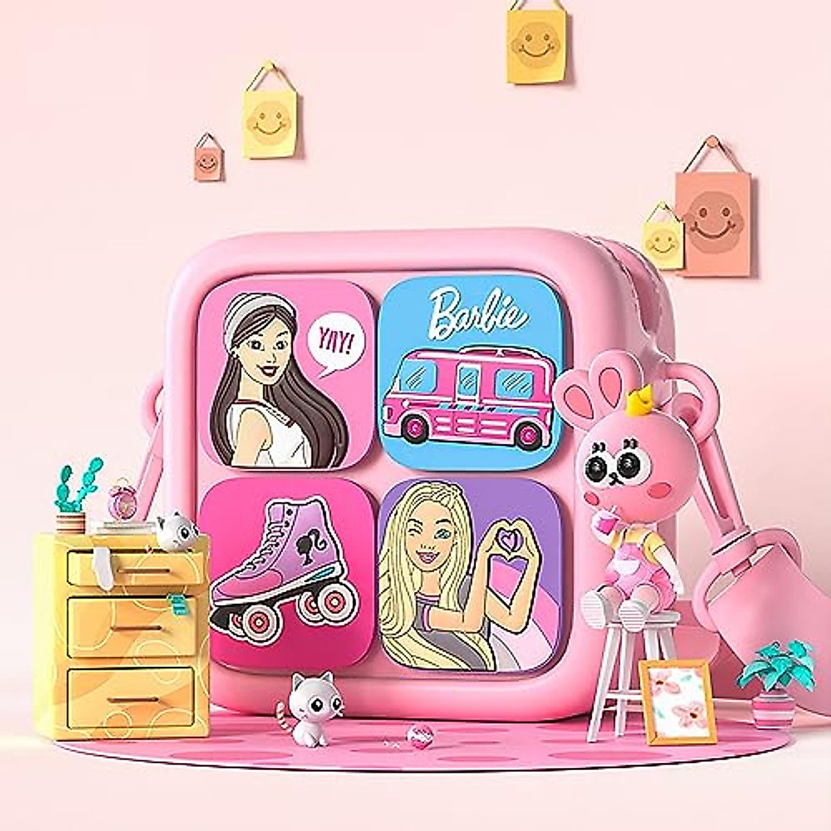 Pink Cute Satchel Bag for Women Pink Hobo Bag Cute Shoulder Bag Crossbody Bag Handbag for Pink Party Accessories (1-Barbie)