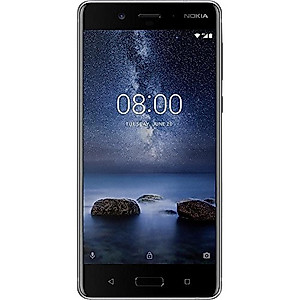 Nokia 8 64GB Single-SIM Android (GSM only, No CDMA) Factory Unlocked 4G/LTE Smartphone (Silver) - International Version
