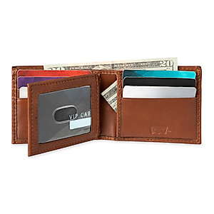 Levi's Men's Extra Capacity Slimfold Wallet, Tan Travel, One Size