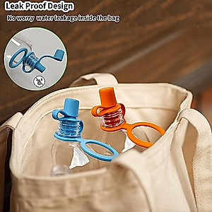 Silicone Bottle Top Spout, No Spill Water Bottle Top Spout Adapter for Toddlers and Kids, BPA Free