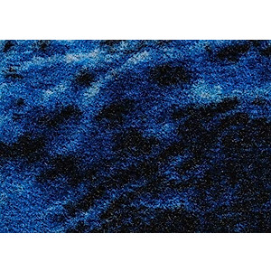 Garland Rug Mossy Oak Elements Aqua Camouflage 6 Ft. X 9 Ft. Area Rug Ideal for Living Rooms & Hallways, Stylish & Durable for High-Traffic Areas