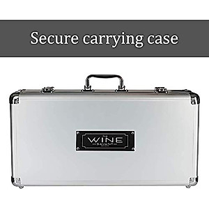 Pistol Whiskey Gun Decanter & Pistol Shot Glasses Set - Comes with A large Carrying Case - Drinking Party Accessories, Pistol Gun Liquor Decanter Bottle Great Gift!