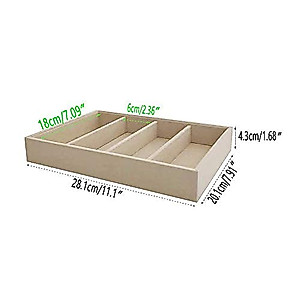 Svea Display Creamy Beige Velvet Stackable Premium Grade Jewelry Show Tray Organizer (Glasses Tray)
