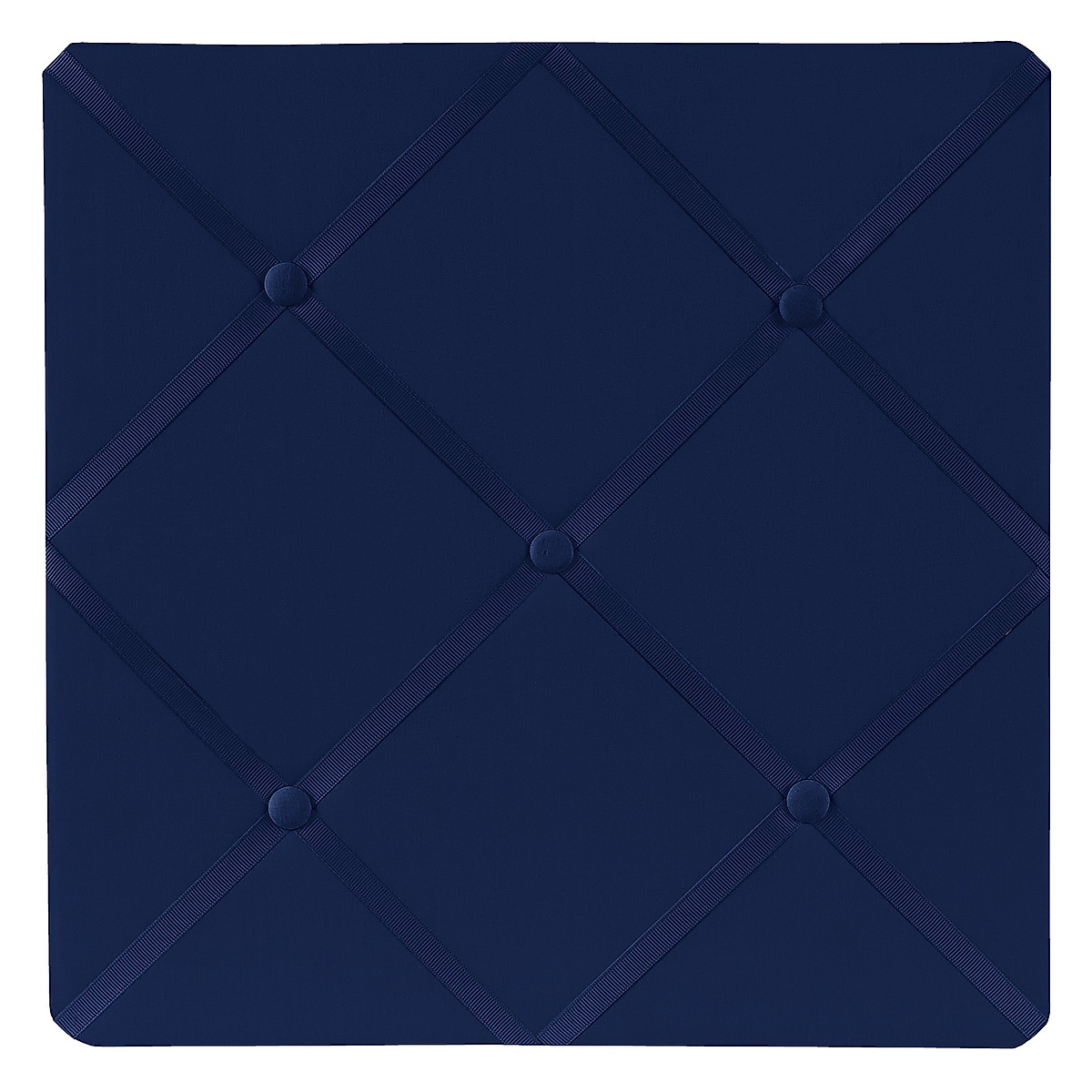 Navy Blue Fabric Memory/Memo Photo Bulletin Board