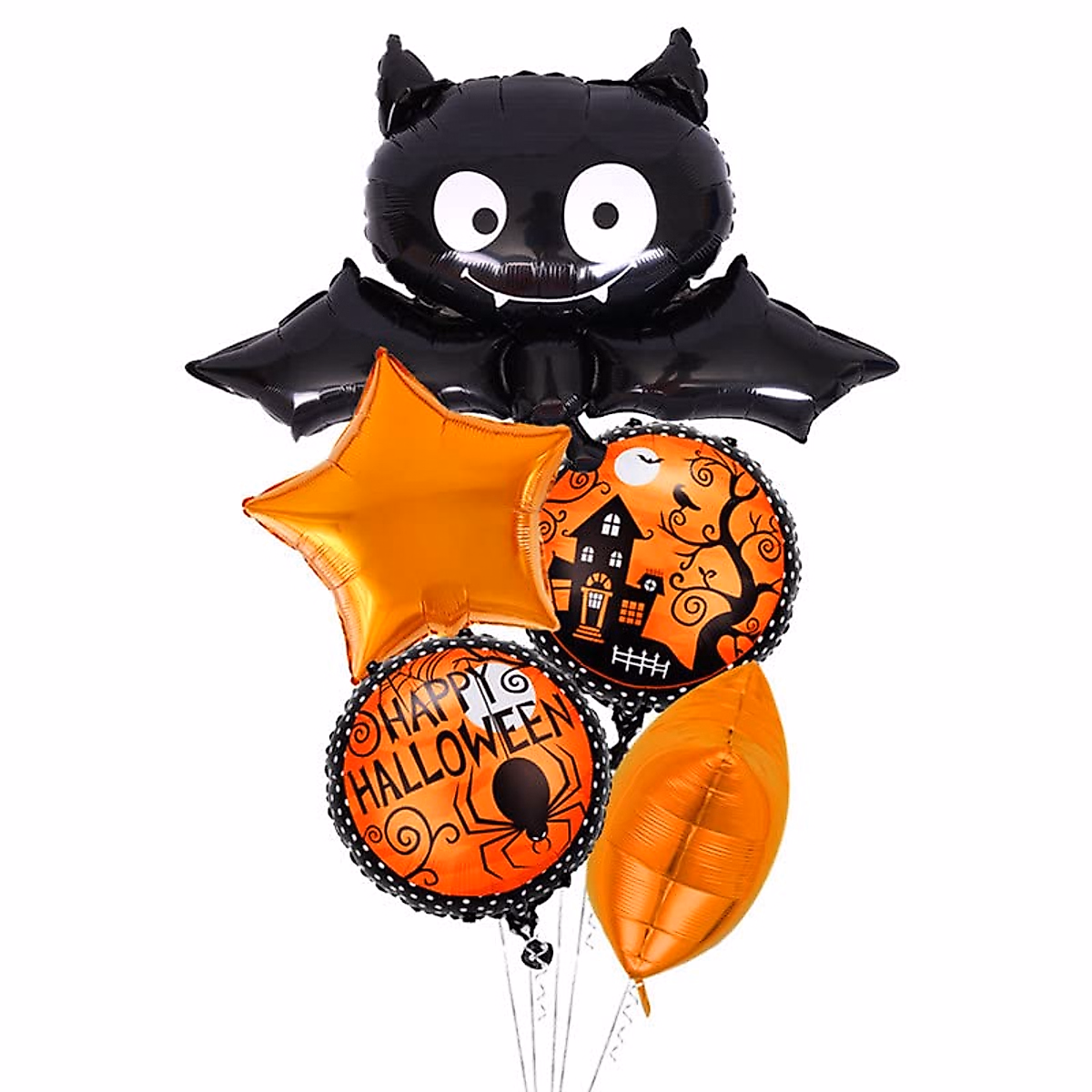 Halloween Decorations Indoor Halloween Halloween Balloons Party Decoration Supplies - 5PCS Halloween Mylar Foil Pumpkins Balloons for Halloween Party Decorations Supplies Boxing Day