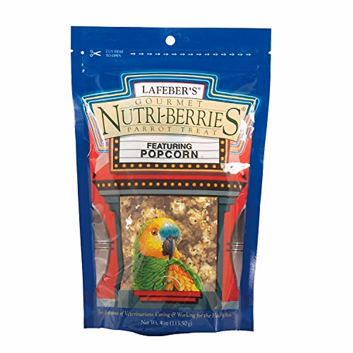 Lafeber's Popcorn Nutri-Berries for Parrots 4 oz bag