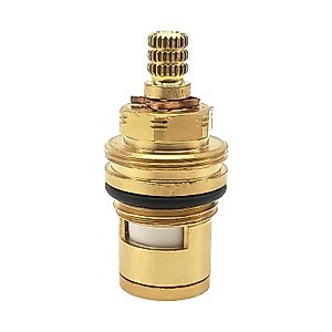 013787-45 Ceramic Cartridge Assembly Compatible with T/S Brass Faucets,Hot Ceramic Cartridge Faucet Parts Replace,Temperature 40F-140F,Pressure 20PSI-125PSI