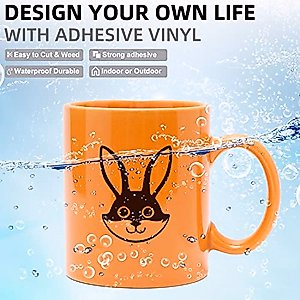 Black Permanent Vinyl Roll 12 Inches by 80 Feet Black Adhesive Vinyl Roll for Cricut, Silhouette, Cameo Cutters, Signs, Scrapbooking, Craft, Die Cutters