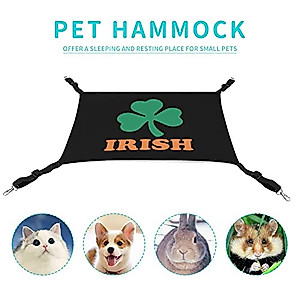 Irish Clover Pet Hammock Comfortable Adjustable Hanging Bed for Small Animals Dogs Cats Hamster