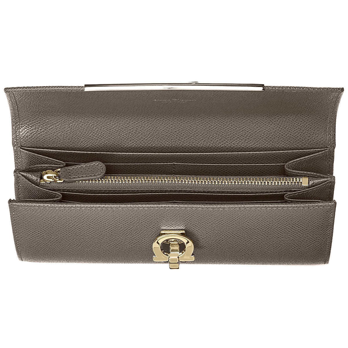 Salvatore Ferragamo 22D150 Gancini Genuine Leather Wallet 22D150-714922 CARAWAYSEED