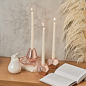 Simply Soson 10 inch Ivory Taper Candles 30 Pack | Ivory Candlesticks | Candle Sticks Bulk | Tapered Candles | Dripless Taper Candles | Long Candles Tall Candlesticks | Dinner Candles | Candles Sticks