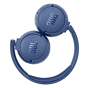JBL Tune 660NC: Wireless On-Ear Headphones with Active Noise Cancellation - Blue (Renewed)