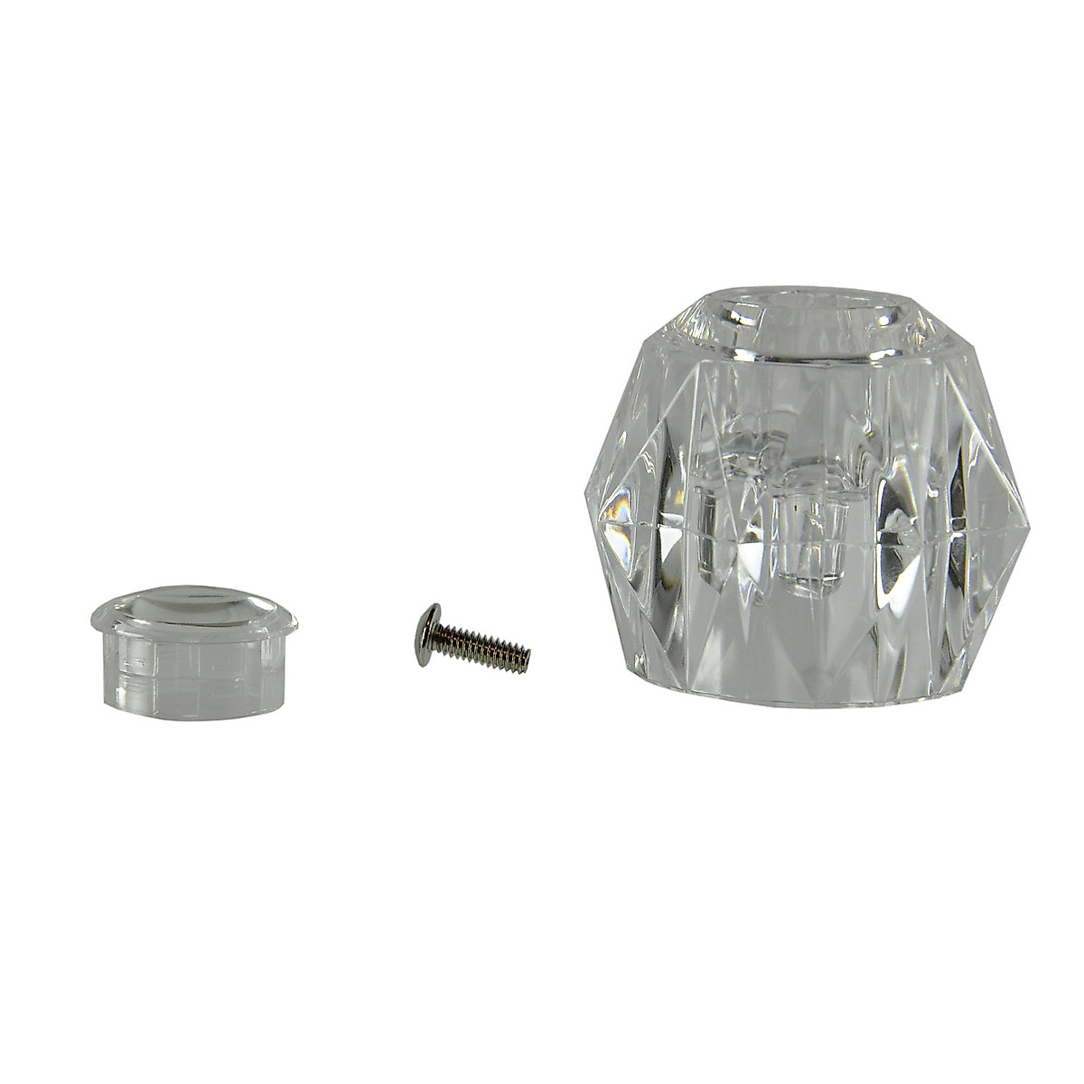 Danco 88439 Delta Acrylic Handle, No Size, White|Clear