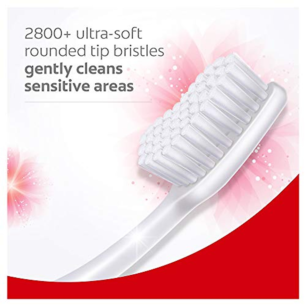 Colgate Battery Powered Toothbrush Sensitive, Pack of 4 Brushes