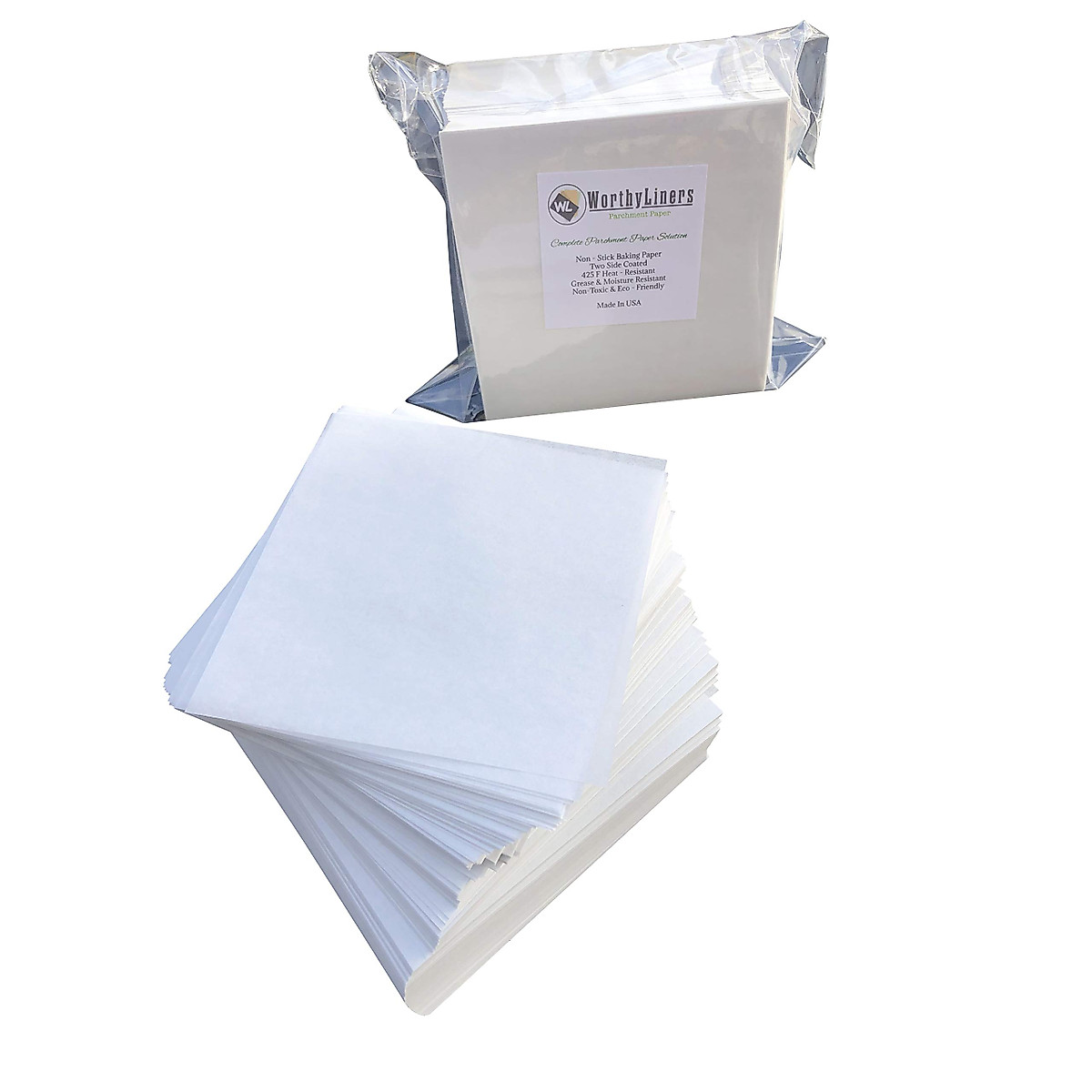 Worthy Liners Parchment Paper Squares 3 X 3 1000 Sheets