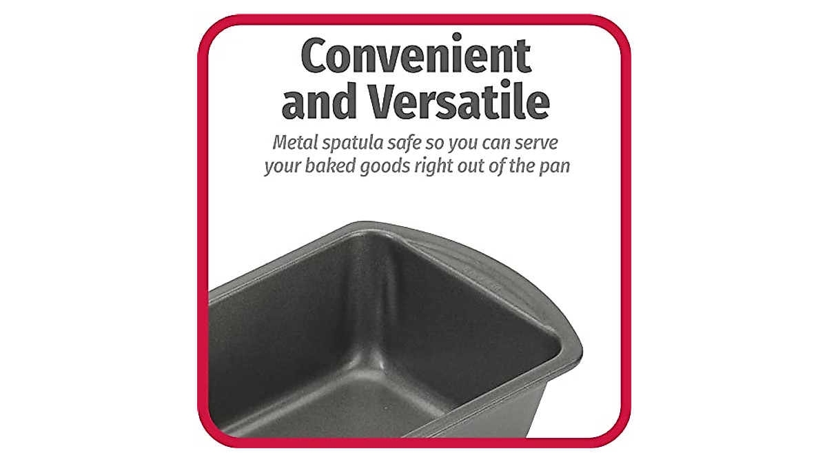 Good Cook 8x4 Inch Loaf Pan for Perfect Baking | Durable Nonstick