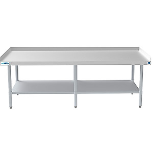 KoolMore 16 Gauge Stainless Steel Commercial Equipment Stand - 30" X 72" Heavy Duty Griddle Stand with Undershelf