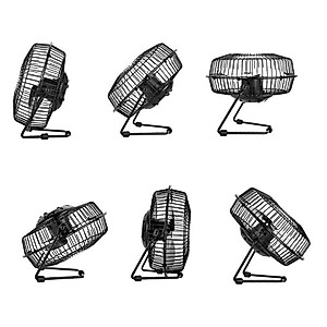 NUZAMAS 5.2W 6V Solar Panel Powered Large 8 Inch Fan for Camping Caravan Yacht Greenhouse Dog House Chicken House Ventilator
