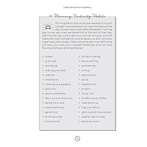 3 Minute Positivity Journal: Boost Your Mood. Train Your Mind. Change Your Life.