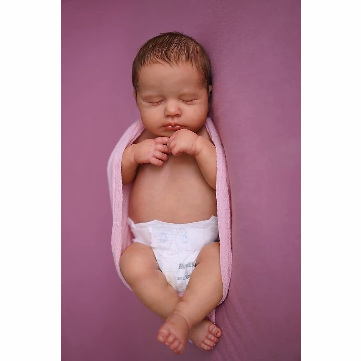 RXDOLL Full Vinyl Body Silicone Reborn Baby Dolls Boy 20 inch Realistic Newborn Baby Dolls That Look Real Life Baby Doll Anatomically Correct Boy Washable for Age 3+